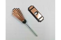 China Bronze German Style Coffin Screws and Washers 63mm PS14 with Vacuum Metalized Coating for sale