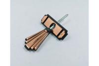 China Bronze German Style Coffin Screws and Washers 63mm PS14 with Vacuum Metalized Coating for sale
