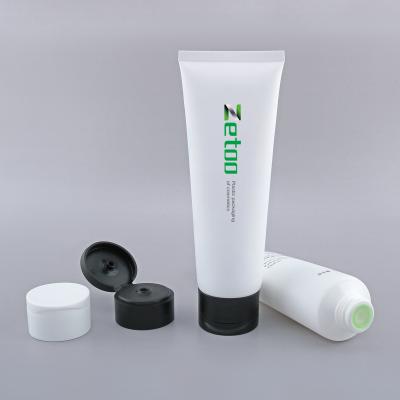 China 40mm Diameter Round Lotion Tube Packaging with Matte Flip Top Caps - 50-125ml Capacity Customizable for sale