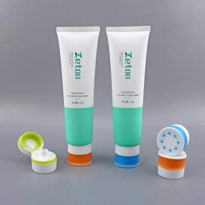 China ABL Refillable Toothpaste Container 35ml-150ml with 8-18N Flip Top Caps and Custom Printing Options for sale
