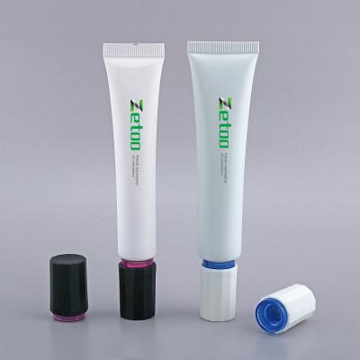 China 19mm Diameter Eye Cream Tube Packaging 10ml-30ml with Two-Color Matte Screw Caps for Cosmetics for sale
