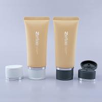 China 35mm Oval Plastic Hand Cream Tubes with Double-Layer Flip Top Caps - 50ml to 125ml Capacity Customizable Packaging for sale