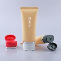 China 35mm Oval Plastic Hand Cream Tubes with Double-Layer Flip Top Caps - 50ml to 125ml Capacity Customizable Packaging for sale