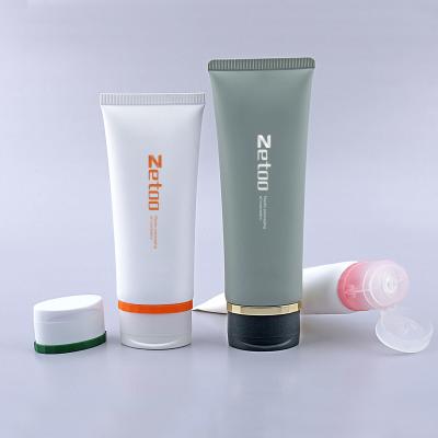 China D40 Oval Facial Mask Tube 40mm with Double-Layer Flip Top Cap for 50ml-125ml Skincare Packaging for sale