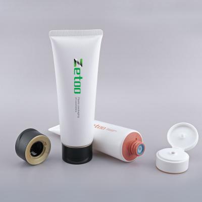 China 40mm Diameter Skincare Tube Packaging 70ml-280ml with D40 Matt Two-Color Flip Top Caps RG08-B for sale