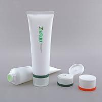 China 40mm Diameter Double-Layer Flip Top Squeeze Tubes 50ml-125ml Capacity for Creams and Lotions for sale