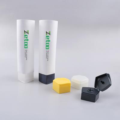 China D45mm Pentagonal Flip Top Cosmetic Tube 90ml-220ml Capacity with Custom Printing Options for Creams and Lotions for sale