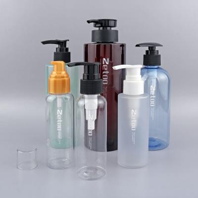 China 50ml-500ml PET Pump Bottle for Lotion & Cream - Transparent Cosmetic Packaging with Custom Capacity for sale