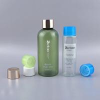 China 35mm Diameter Round Plastic Cosmetic PET Bottle 50ml-500ml with Center-Dispensing Cap for Creams and Lotions for sale
