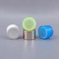 China 35mm Diameter Round Plastic Cosmetic PET Bottle 50ml-500ml with Center-Dispensing Cap for Creams and Lotions for sale