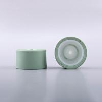 China PE Soft Touch Cosmetic Bottle 45mm Two Color Matt Center Dispensing Cap Custom Capacity for sale