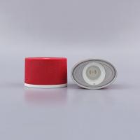 China 50ml 100ml Oval PE Cosmetic Bottle Soft Touch 40mm Center Dispensing Cap for sale