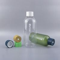 China Custom Cosmetic PET Bottles 250ml 300ml with 35mm Diamond Matt Center-Dispensing Cap for sale