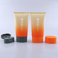 China D50 50mm Sunscreen Tube with Ice Crack Pattern Flip Top Cap - 100ml to 200ml Custom Capacity for sale