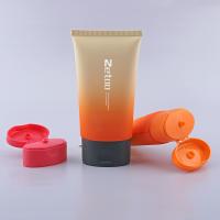 China D50 50mm Sunscreen Tube with Ice Crack Pattern Flip Top Cap - 100ml to 200ml Custom Capacity for sale