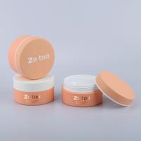 China 50ml Two-Color Plastic Cosmetic Jars with Custom Logo Cap - PP/TPE Material for Eye Cream and Skincare Products for sale