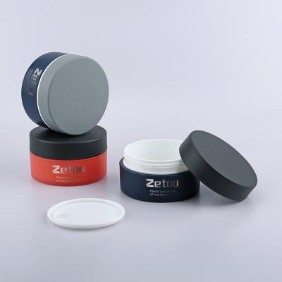 China 100ml Round Cosmetic Cream Jar with Stone Texture Cap - PP/TPE Material, Custom Colors & Printing Options for sale