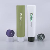 China 120ml Soft Touch PE Cosmetic Bottle with 35mm Two-Color Center Dispensing Cap for Creams and Lotions for sale