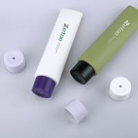 China 120ml Soft Touch PE Cosmetic Bottle with 35mm Two-Color Center Dispensing Cap for Creams and Lotions for sale