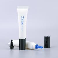 China 19mm Diameter Custom Plastic Squeeze Tubes 10ml-25ml Capacity with Glossy Drip Caps for Cosmetics for sale