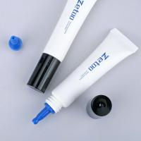China 19mm Diameter Custom Plastic Squeeze Tubes 10ml-25ml Capacity with Glossy Drip Caps for Cosmetics for sale