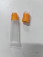 China 19mm Transparent Lipstick Tube with Silicone Head and Two-Color Caps - 10ml to 25ml Capacity Custom Packaging for sale