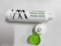 China 45mm Diameter Dual Shampoo Tube Packaging 90ml-220ml with Two-Color Flip Top Cap for Beauty Products for sale