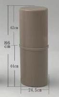 China 15g D19mm Plastic Lip Balm Container - Customizable White/Green Lip Gloss Tube with PE/PCR/Sugarcane Materials for sale