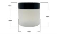 China 100ml PP Cosmetic Jar with Screw Cap - Customizable Round Container for Creams, Lotions & Serums for sale