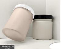 China 500ml PP Cosmetic Jar with Screw Cap - Customizable Packaging for Creams and Lotions for sale