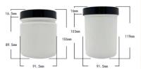 China 500ml PP Cosmetic Jar with Screw Cap - Customizable Packaging for Creams and Lotions for sale