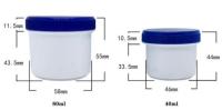 China 40ml & 80ml PP Cosmetic Jar with Screw Cap - Custom Face Cream Container for Skincare Products for sale