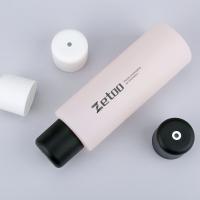 China Custom PE Cosmetic Bottles 250ml-500ml with 40mm Diameter Center-Dispensing Cap for Skincare Products for sale