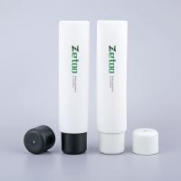 China Custom PE Cosmetic Bottles 100ml-250ml with 35mm Two-Color Soft Touch Center Dispensing Cap for sale
