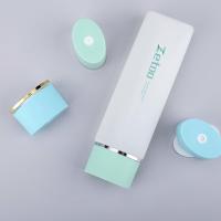 China 120ml PE Oval Soft Touch Sunscreen Tube with 40mm Two-Color Matt Center Dispensing Cap for BB Cream and Cosmetics for sale