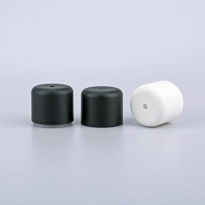 China 35mm TPE Soft Touch Center Dispensing Cap with 4.2mm Outlet for Cosmetic Packaging for sale
