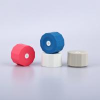 China TPE Soft Touch 40mm Center Dispensing Cap with 4.2mm Outlet for Cosmetic Lotion Packaging for sale