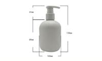 China Customized Plastic Bottles 250ml PE Bottle With Pump for sale