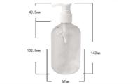China Customized 300ml PET Plastic Bottle with PP Pump for Cosmetic Lotion for sale