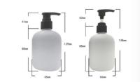 China Customized 250ml PE Plastic Bottle with PP Pump for Cosmetic Lotion for sale