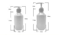 China Customized 300ml PET Plastic Bottle with PP Pump for Cosmetic Lotion Cream for sale