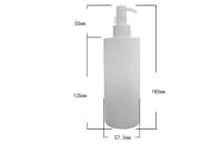 China Customized 300ml PE Plastic Bottle with PP Pump for Cosmetic Lotion for sale