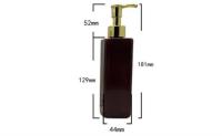 China Customized 200ml PET Plastic Square Bottle with PP Pump for Cosmetic Lotion for sale