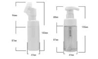 China Customized Plastic Cleanser Bottles 100ml PET Bottle with Foam Pump for sale