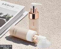 China Customized Plastic Cleanser Bottles 100ml PET Bottle with Foam Pump for sale
