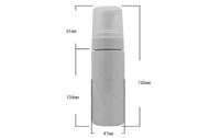China Customized Plastic Cleanser Bottles 120ml PET Bottle with Foam Pump for sale
