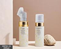 China Customized Plastic Cleanser Bottles 200ml PET Bottle with Foam Pump for sale