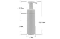 China Customized Plastic Cleanser Bottles 150ml PET Bottle with Foam Pump for sale