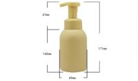 China Customized Plastic Cleanser Bottles 300ml PE Bottle with Foam Pump for sale