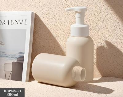 China Customized Plastic Cleanser Bottles 300ml PE Bottle with Foam Pump for sale